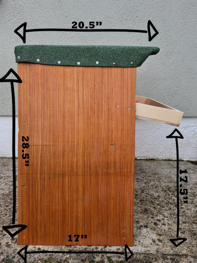 Outdoor Owl Box for ACRES - ACRES Owl Boxes Ireland